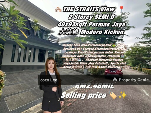The Straits View Residences, Permas Jaya For Sale at RM 2,480,000.00 By coco Lee | Propertygenie ...