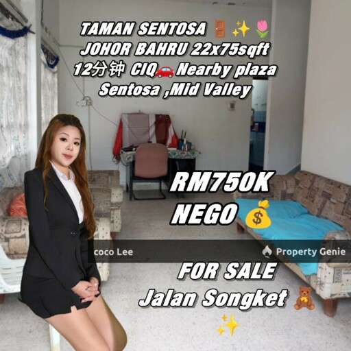 Taman Sentosa For Sale at RM 750,000.00 By coco Lee | Propertygenie.com.my