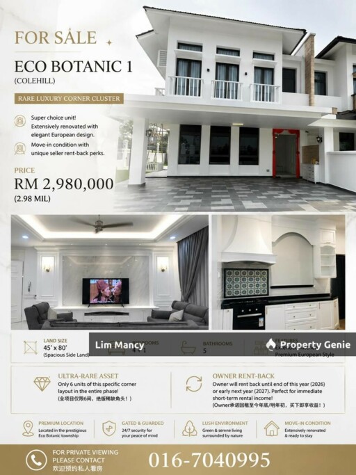 1266 Residential Property for Sale in Eco Botanic | Property Genie