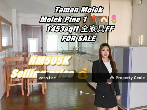 Molek pine 1 Taman molek For Sale at RM 505,000.00 By coco Lee | Propertygenie.com.my