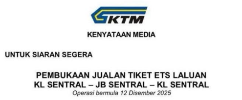 ETS 3: Jadual Laluan dan Senarai Stesen ETS JB Sentral ke KL Sentral ...
